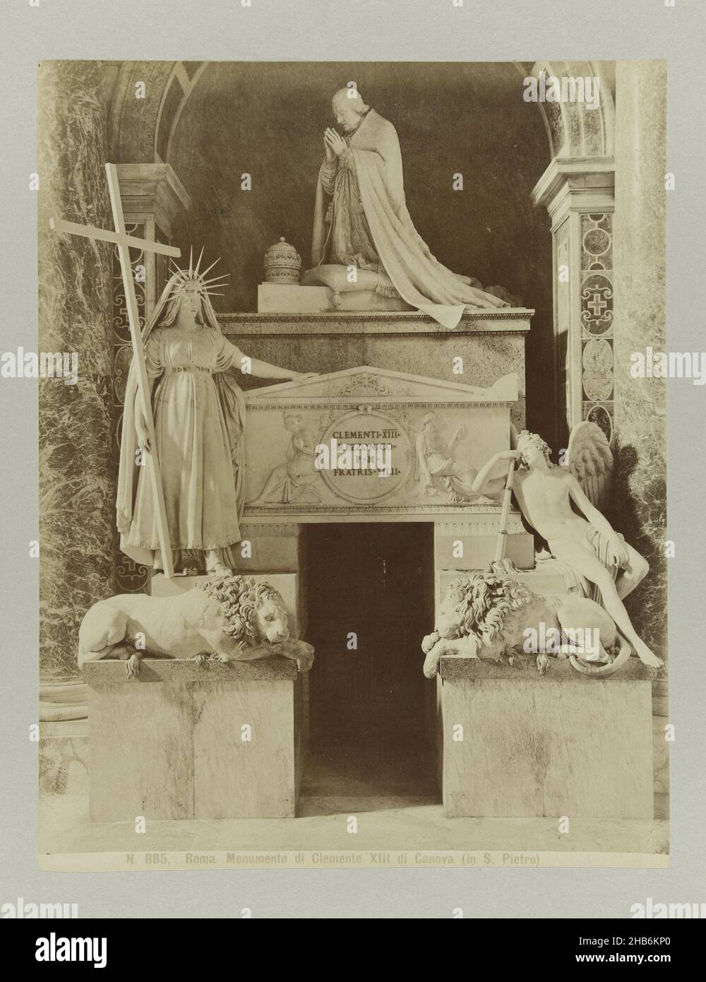 Monumento di clemente xiii di canova hi-res stock photography and ...