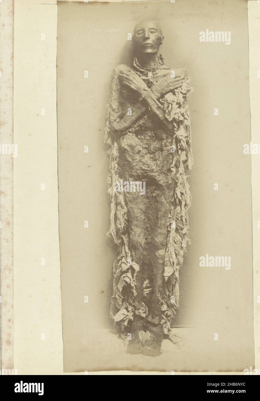 Mummified body of pharaoh Sethi I, anonymous (mentioned on object ...