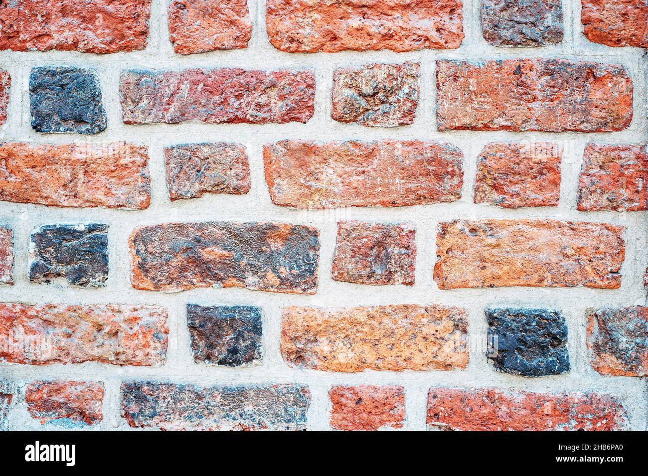 Colorfull brick wall. Macro, closeup Stock Photo - Alamy