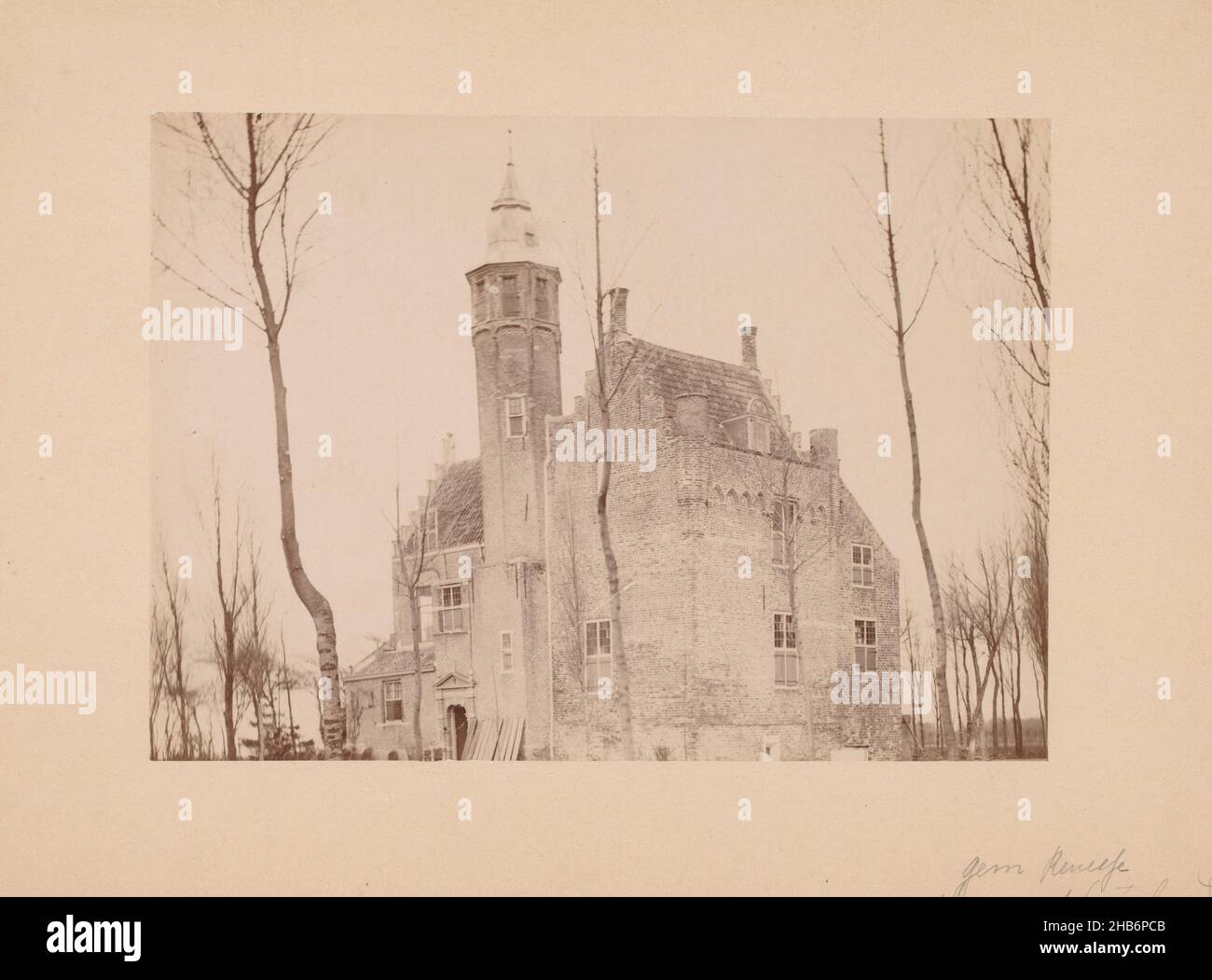 View of Moermond Castle in Renesse, anoniem (Monumentenzorg ...