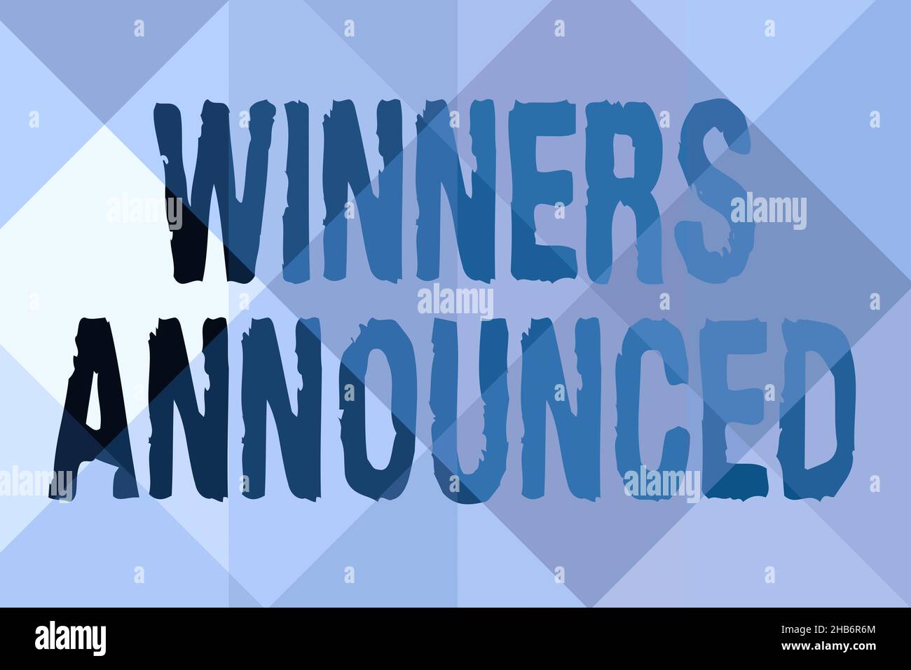 Conceptual caption Winners Announced. Concept meaning Announcing who ...