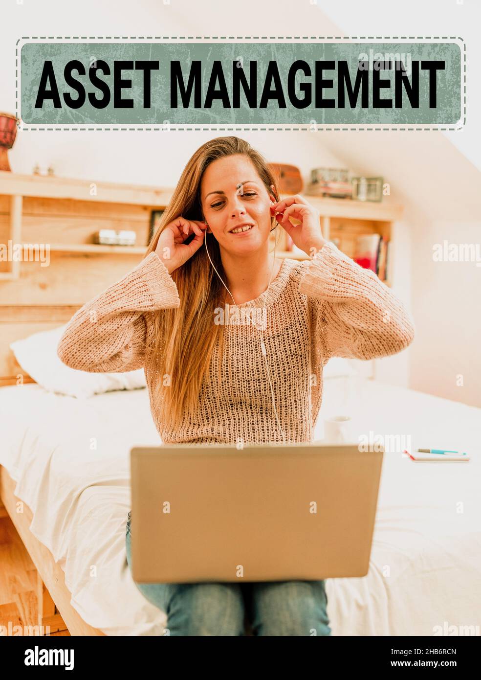 Conceptual display Asset Management. Business concept systematic ...