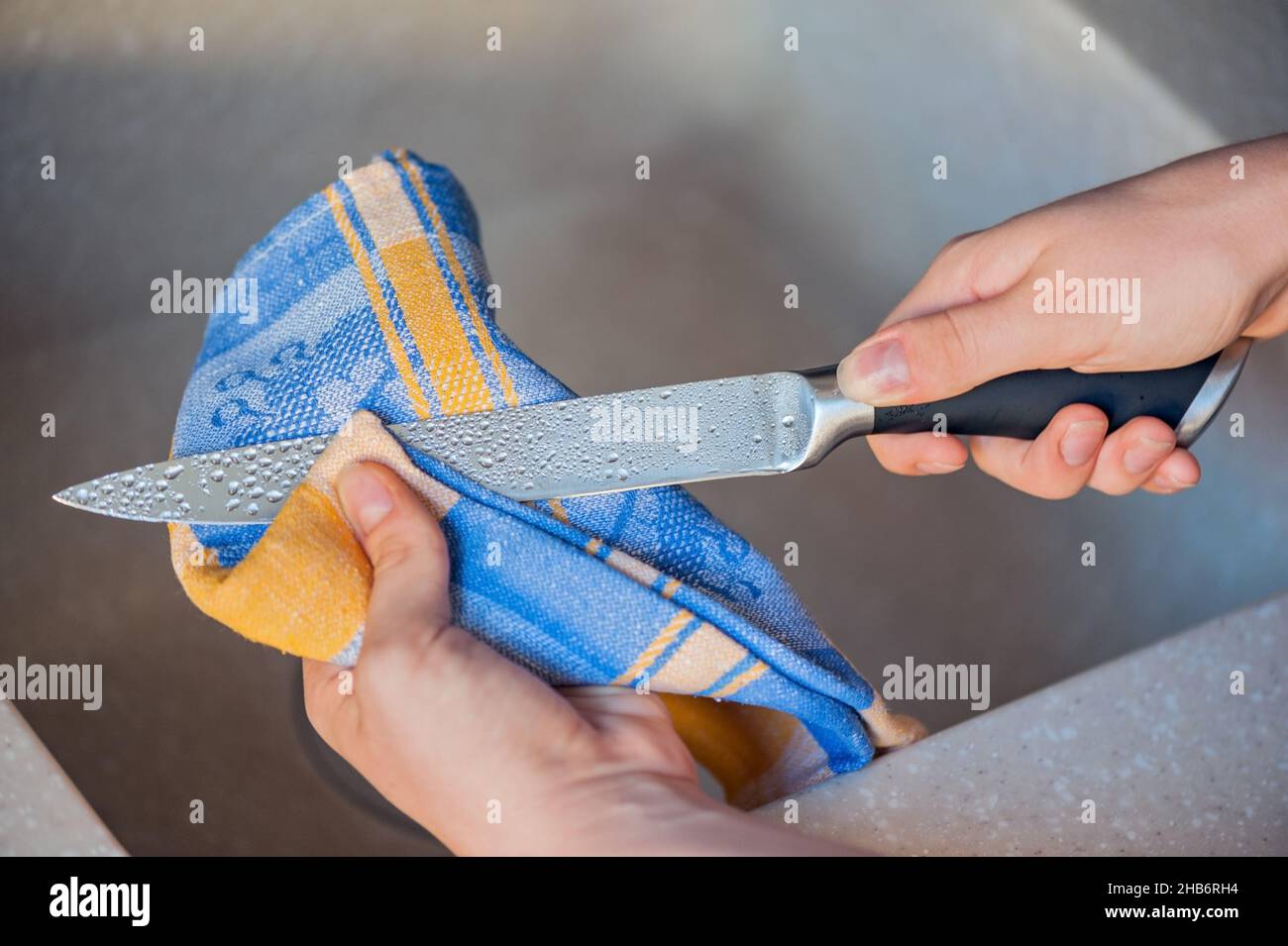 Cleaning knife hi-res stock photography and images - Alamy