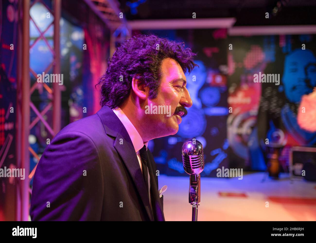 Muslum Gurses wax sculpture at Madame Tussauds Istanbul. Muslum Gurses ...