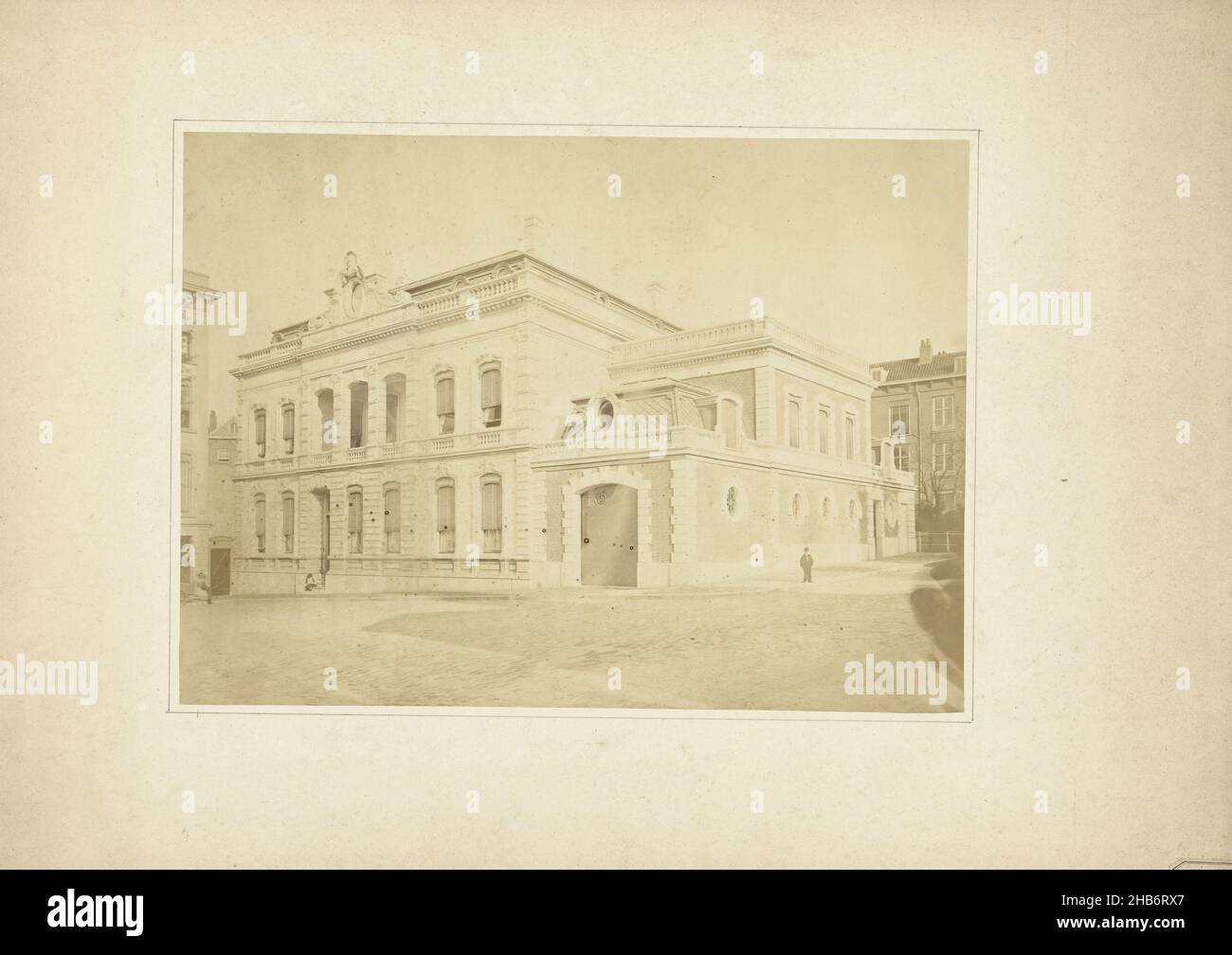 Photograph of neo-classical (well-known?) building, Photograph of light ...