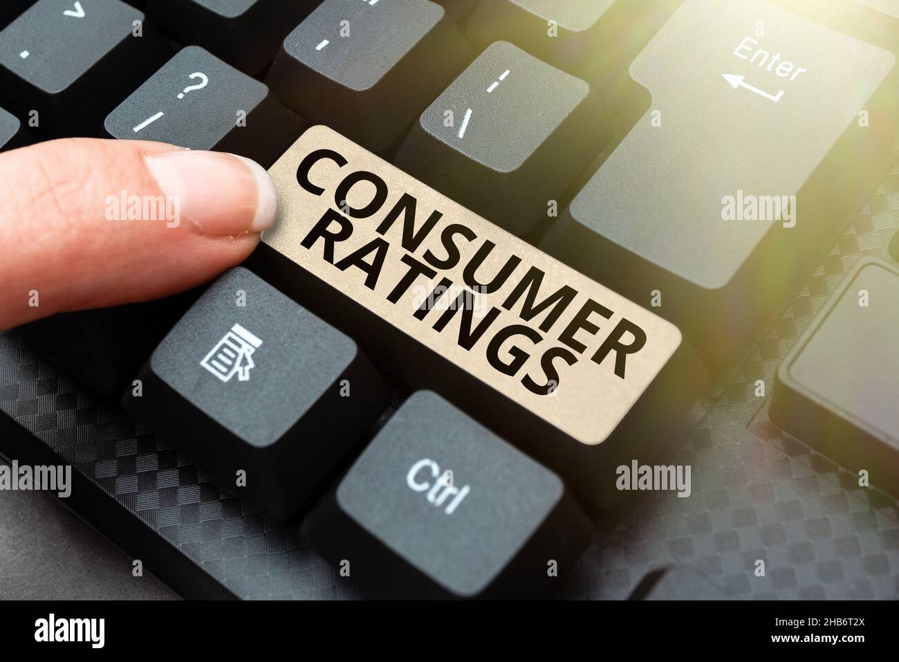 Text showing inspiration Consumer Ratings. Business overview feedback ...