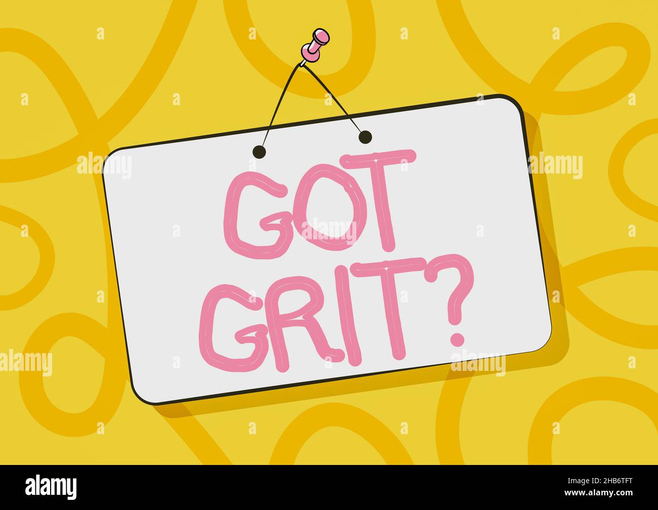 Inspiration showing sign Got Grit Question. Word Written on A hardwork ...