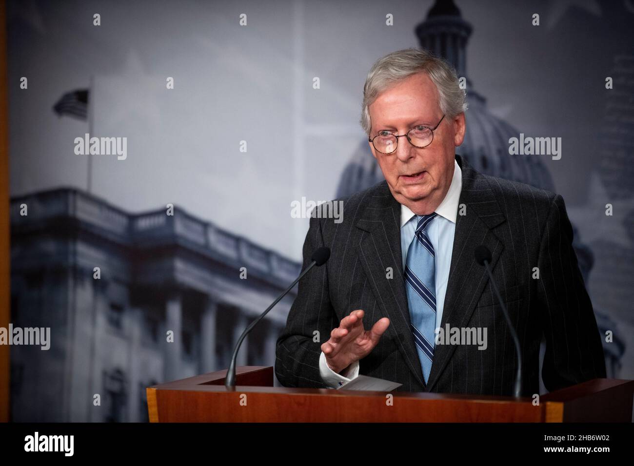 United States Senate Minority Leader Mitch McConnell (Republican of ...