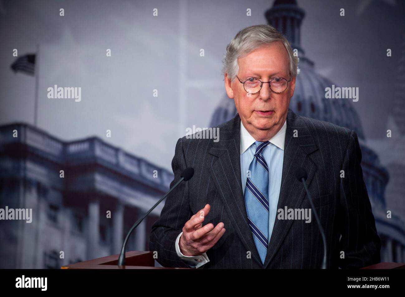 United States Senate Minority Leader Mitch McConnell (Republican of ...