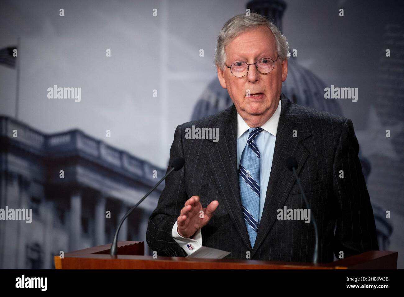 United States Senate Minority Leader Mitch McConnell (Republican of ...