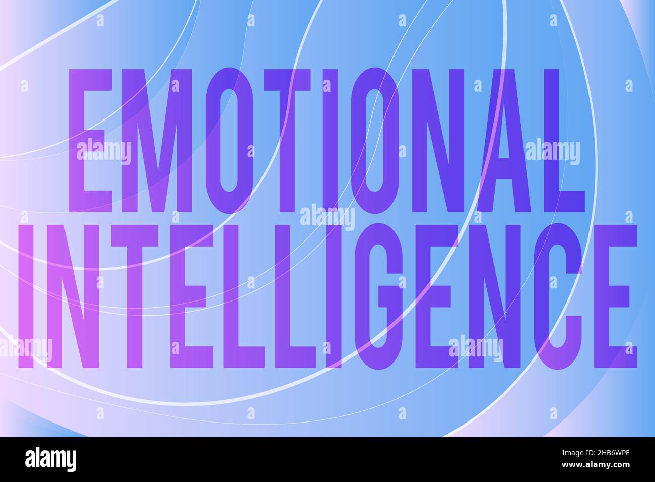 Hand writing sign Emotional Intelligence. Internet Concept Self and ...