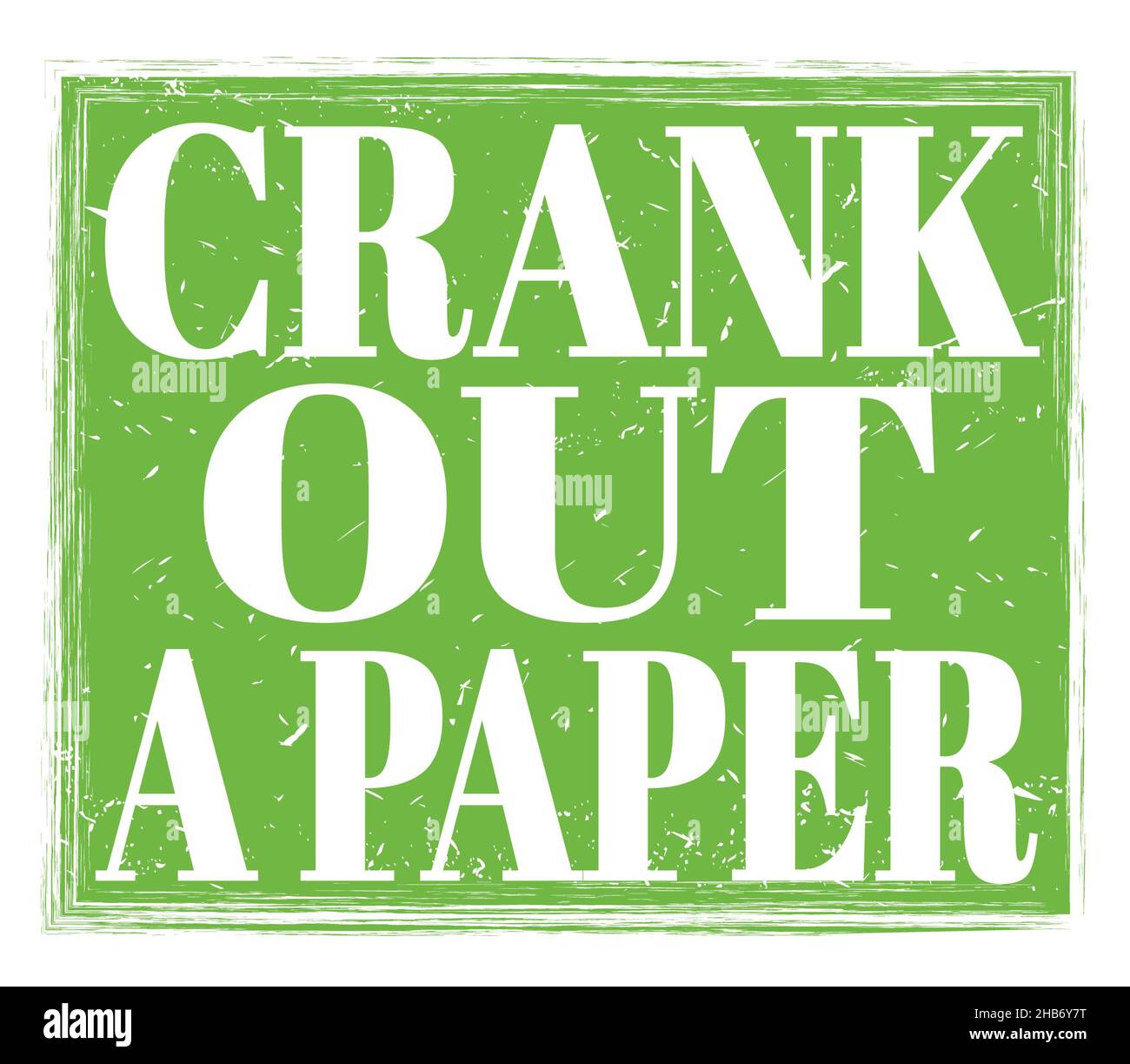 Crank Out A Paper High Resolution Stock Photography and Images - Alamy