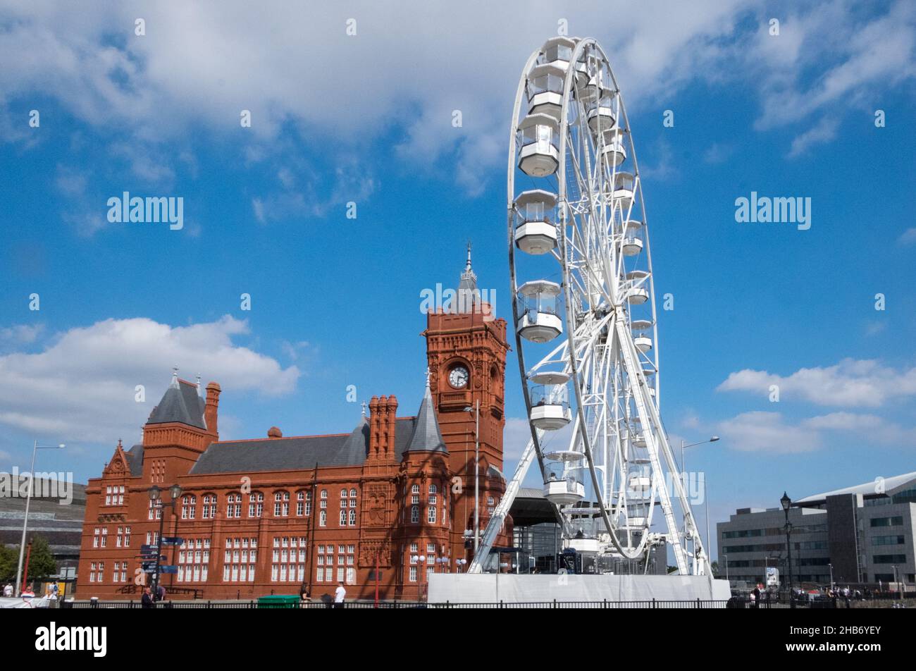 Pier Head,Pier Head Building,and Big Wheel,Ferris Wheel,attraction ...