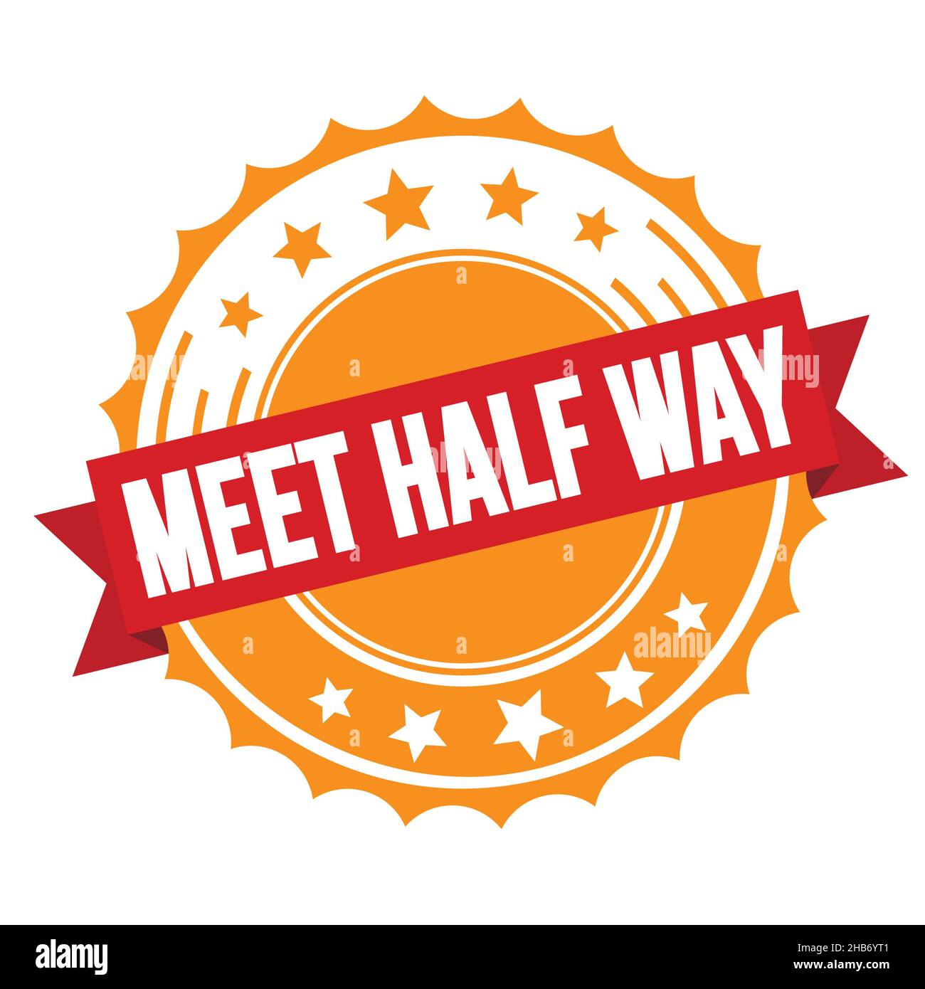 Meet half way stamp hi-res stock photography and images - Alamy