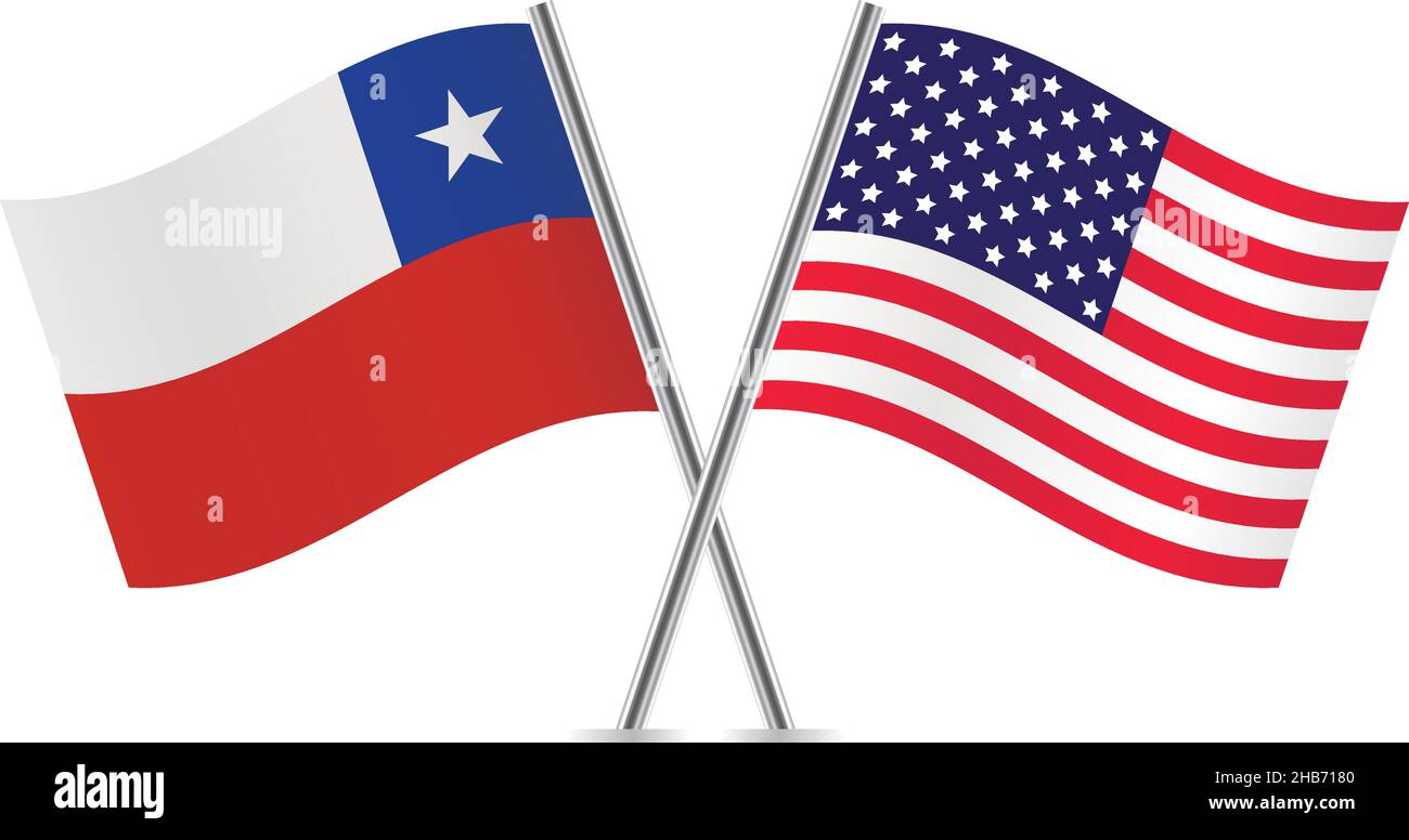 Usa chile flags hi-res stock photography and images - Alamy