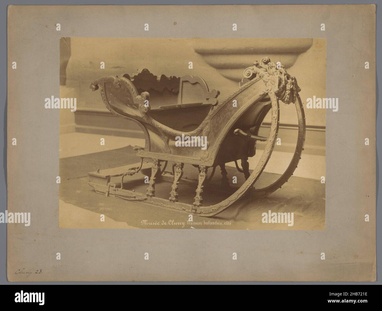 Dutch sledge, Traineau hollandais, côté (title on object), Musée de ...