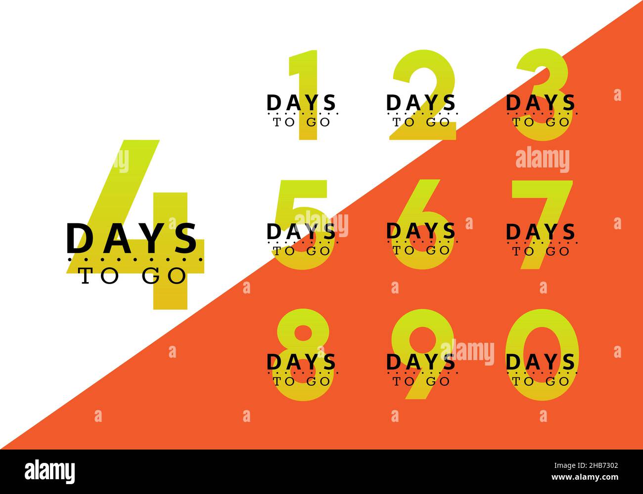 Timer stickers set timer hi-res stock photography and images - Alamy