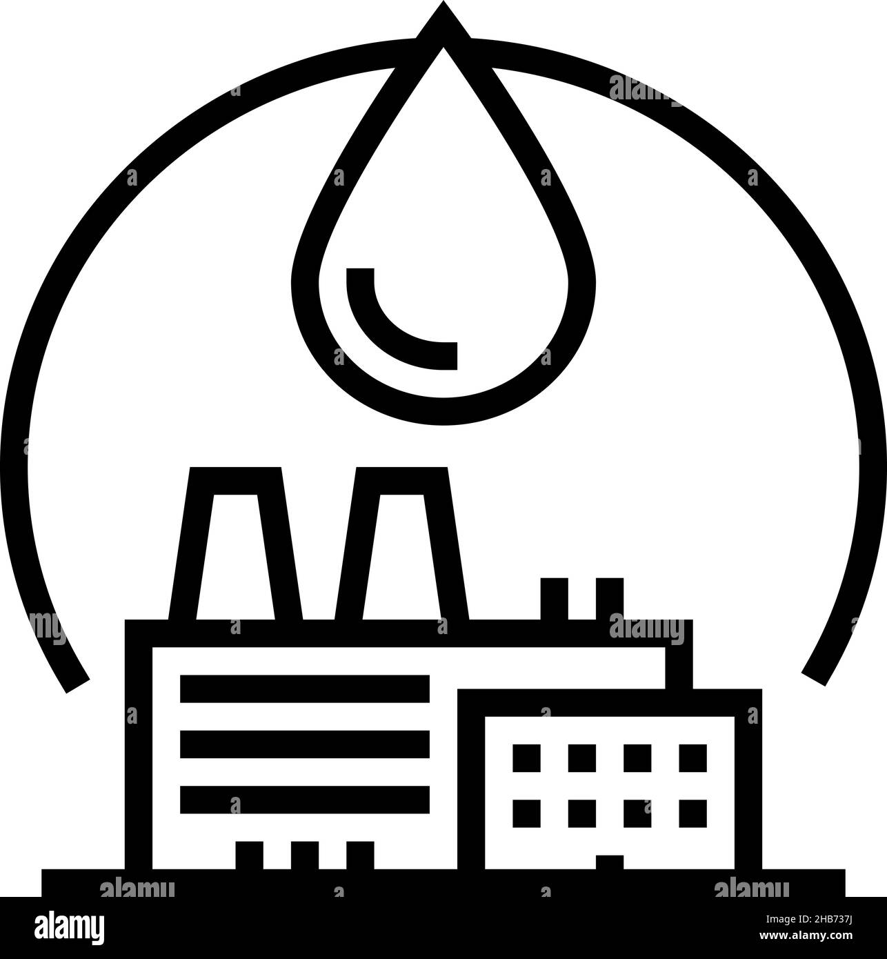 petrochemicals industrial chemical factory line icon vector ... petrochemicals industrial chemical factory line icon vector ...