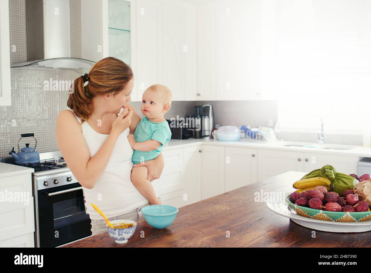 Nom nom time Stock Photo - Alamy