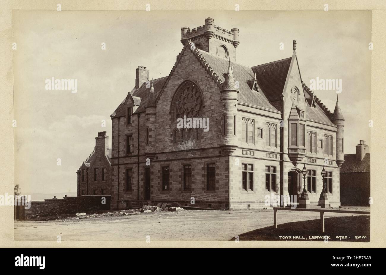 Lerwick Town Hall, Town Hall, Lerwick (title on object Stock Photo - Alamy