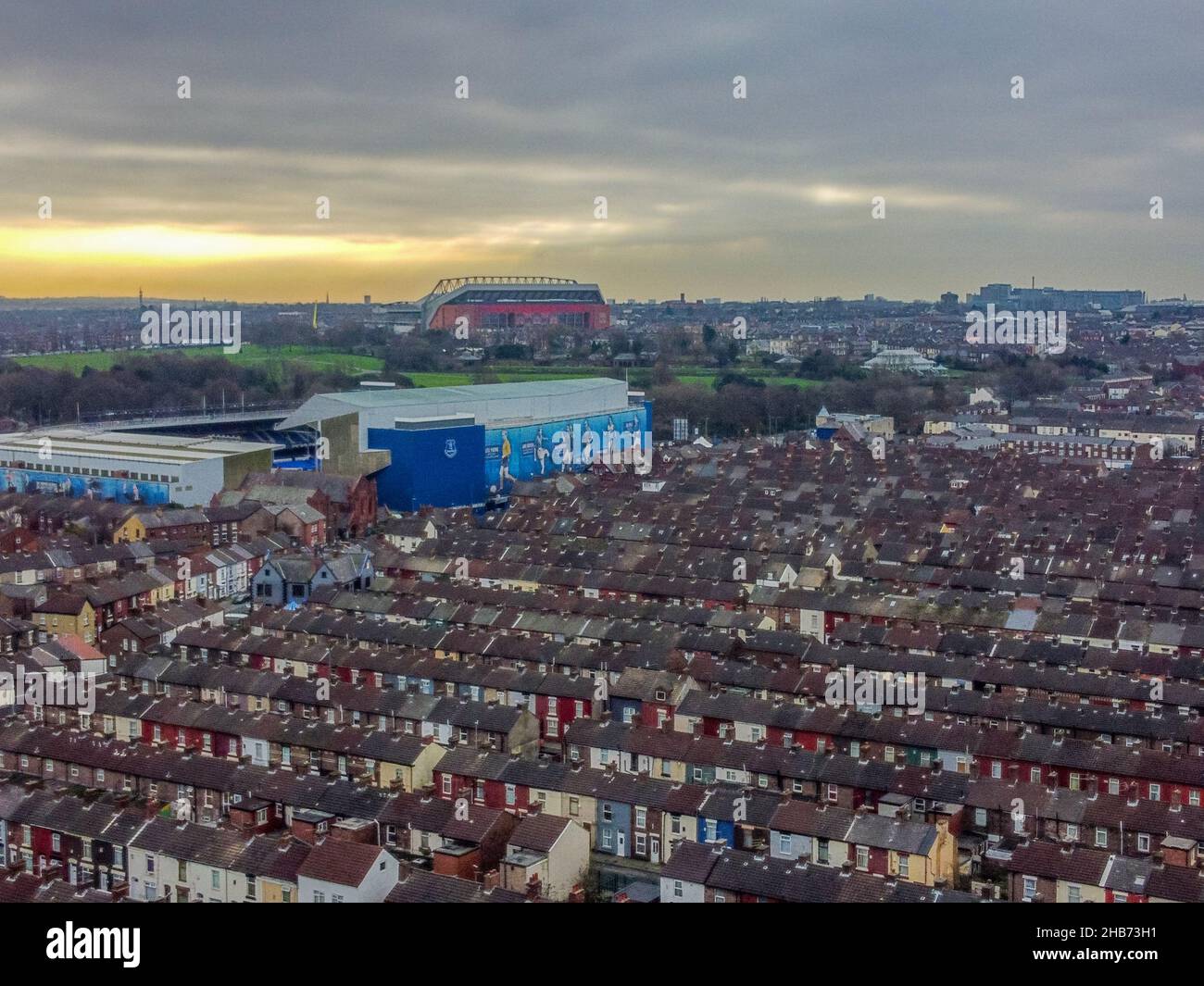 Aerial view of goodison park hi-res stock photography and images - Alamy