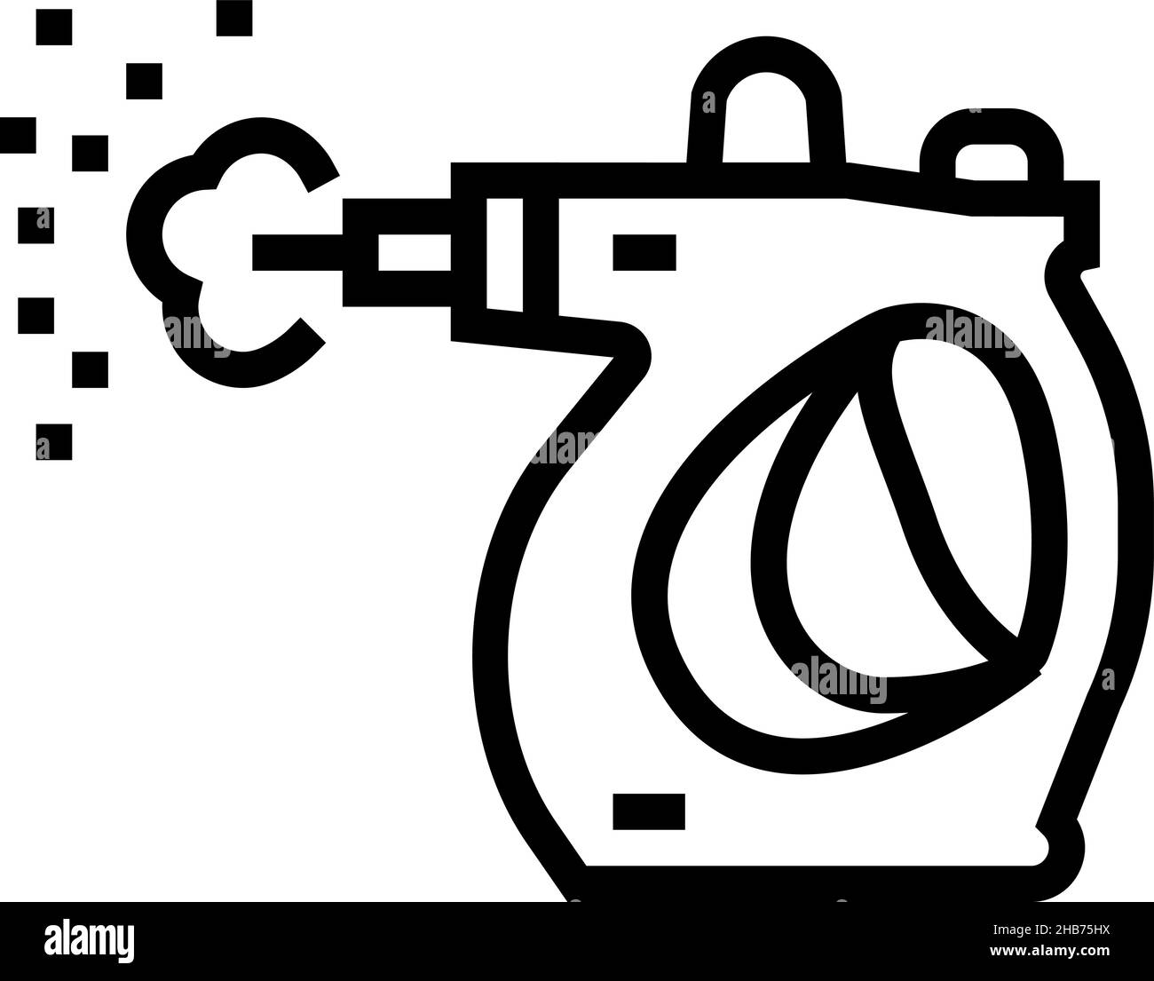 cleaning electronic device line icon vector illustration Stock Vector ...