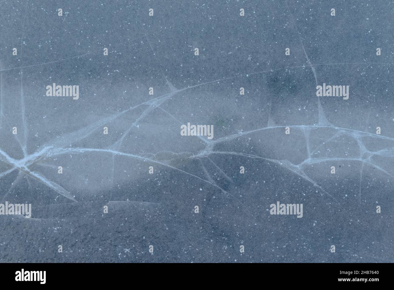 Abstract ice background with cracks on the ice surface winter Stock ...