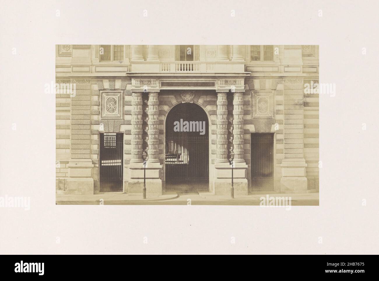 Ground floor of the Bibliothèque Impériale in the Palais du Louvre, Part of Réunion des ...