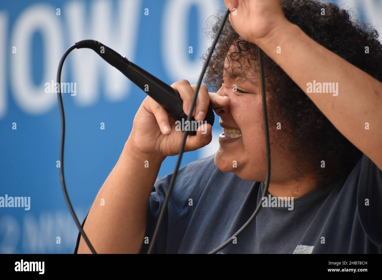 Rapper Chubby Chubbsta "live Stock Photo - Alamy