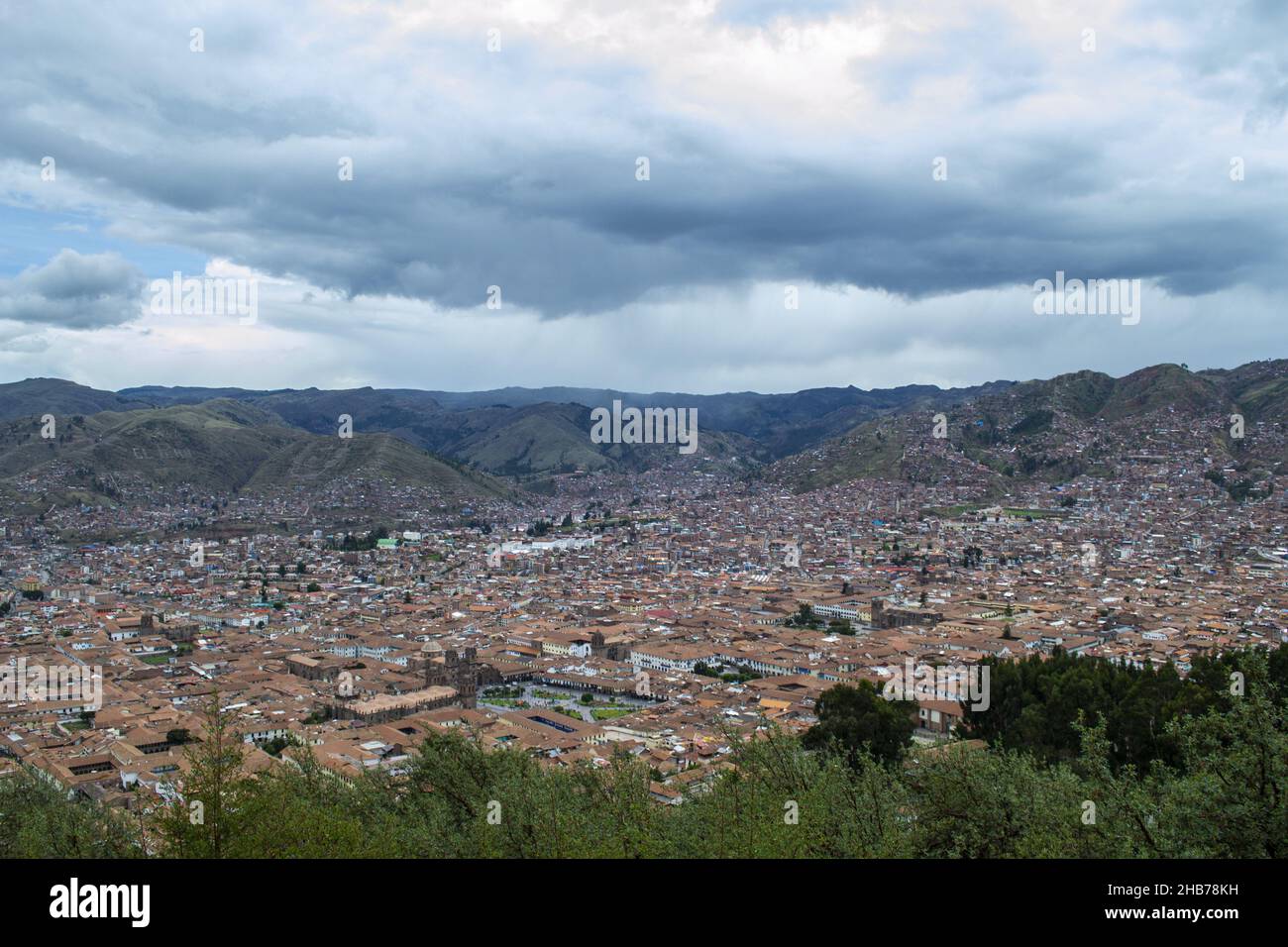 Beautiful panoramic cusco city hi-res stock photography and images - Alamy