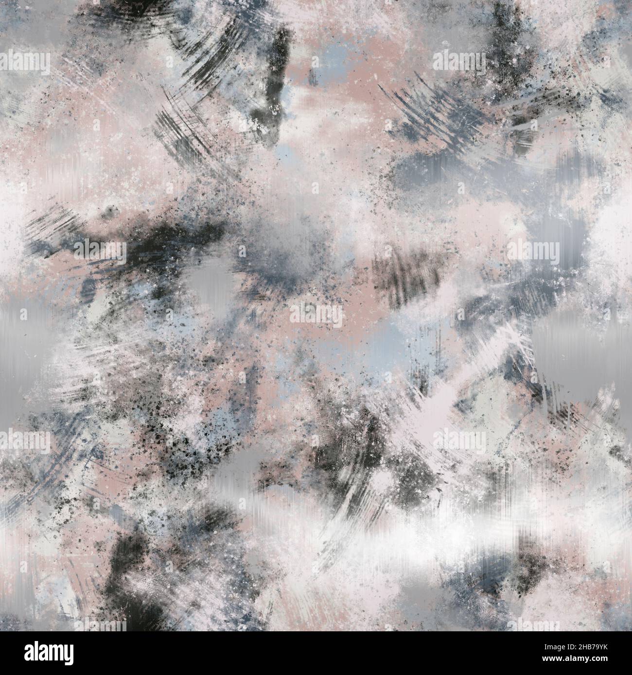 Seamless neutral and white grungy classic abstract surface pattern ...