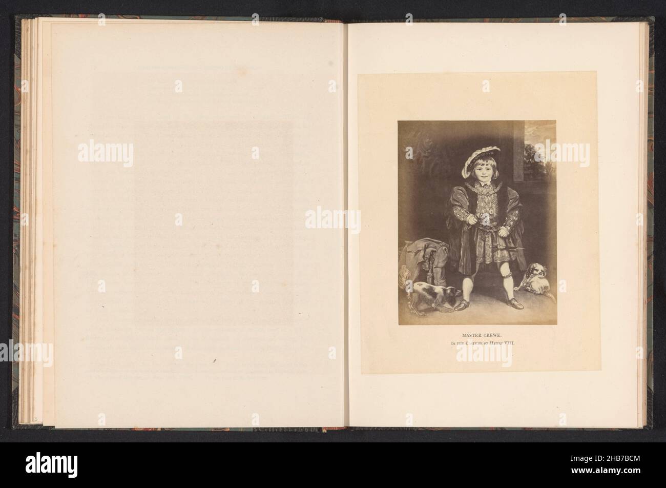 Photoreproduction of a portrait of John Crewe as a child by Joshua ...