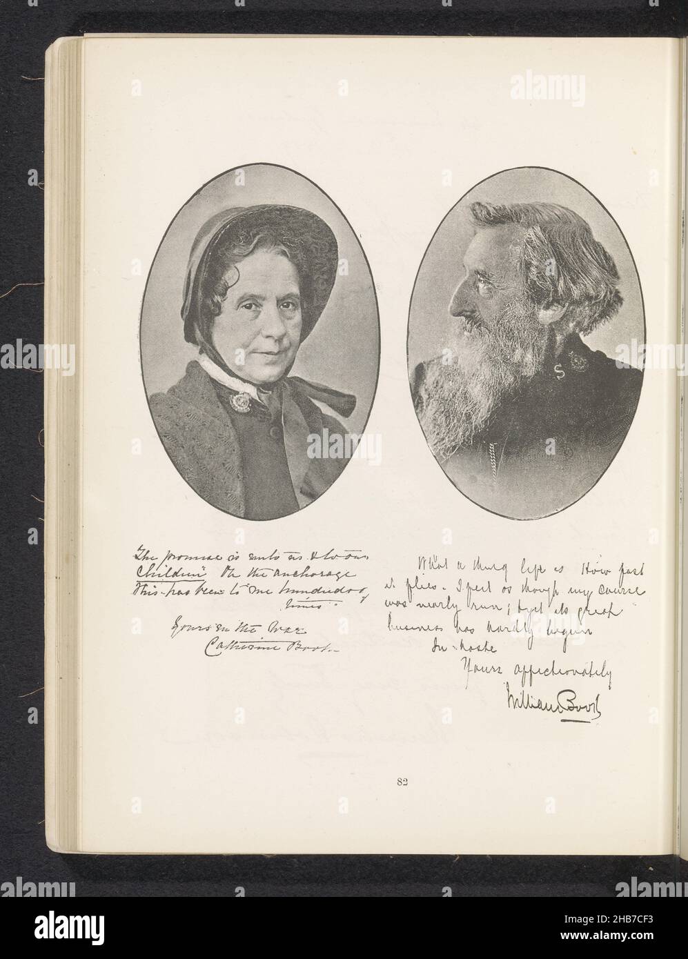 Two portraits of William Booth and Catherine Booth, Elliott & Fry ...