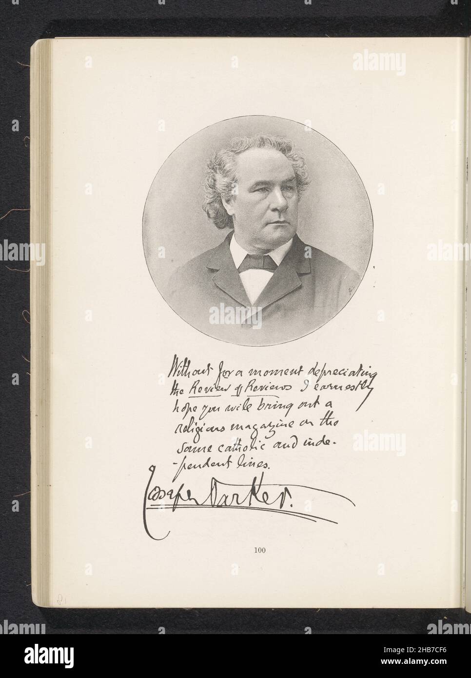 Joseph parker portrait hi-res stock photography and images - Alamy