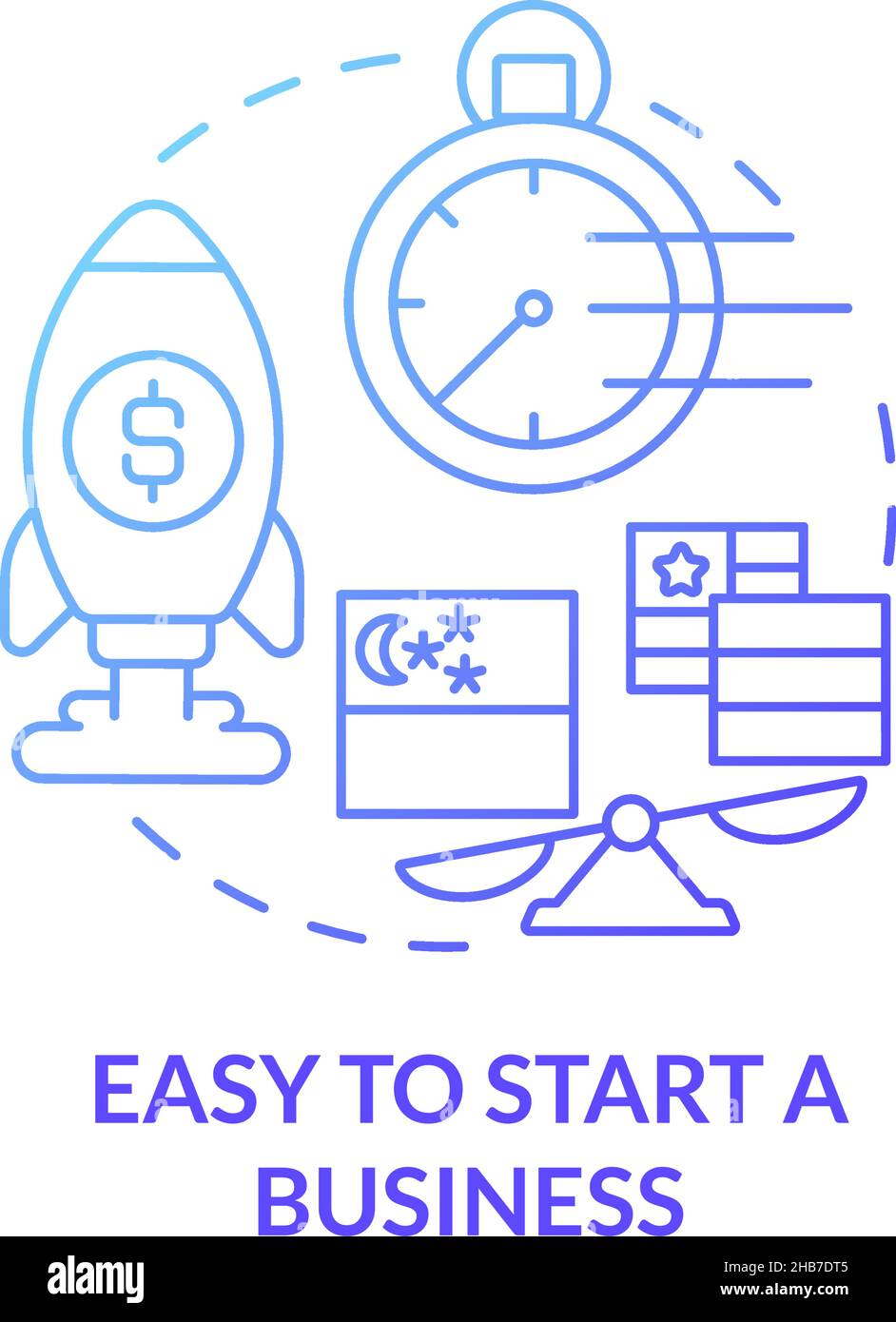 Easy start Stock Vector Images - Alamy