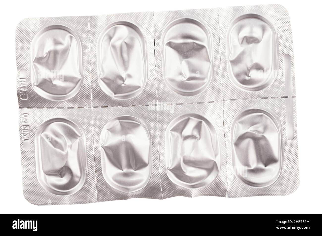 Empty pill blister background, tablet blisters silver texture pattern ...