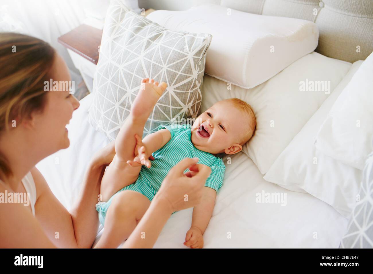 Tickle laugh hi-res stock photography and images - Alamy