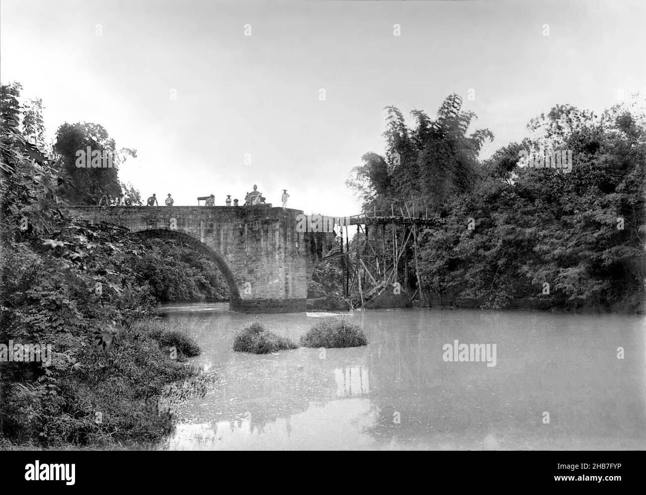 The Bridge of Isabel II in Imus in 1899 Stock Photo - Alamy