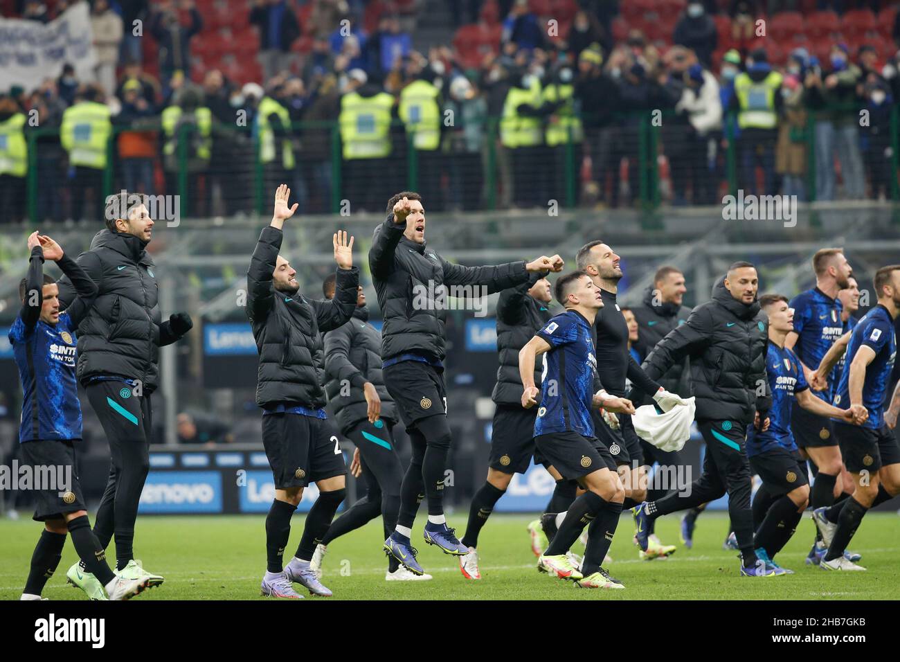 Inter milan celebrate 2021 hi-res stock photography and images - Alamy