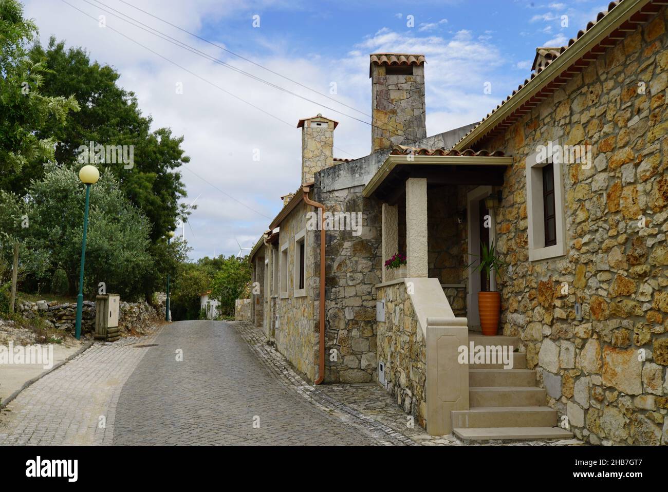 Side view of an old house Stock Photo - Alamy