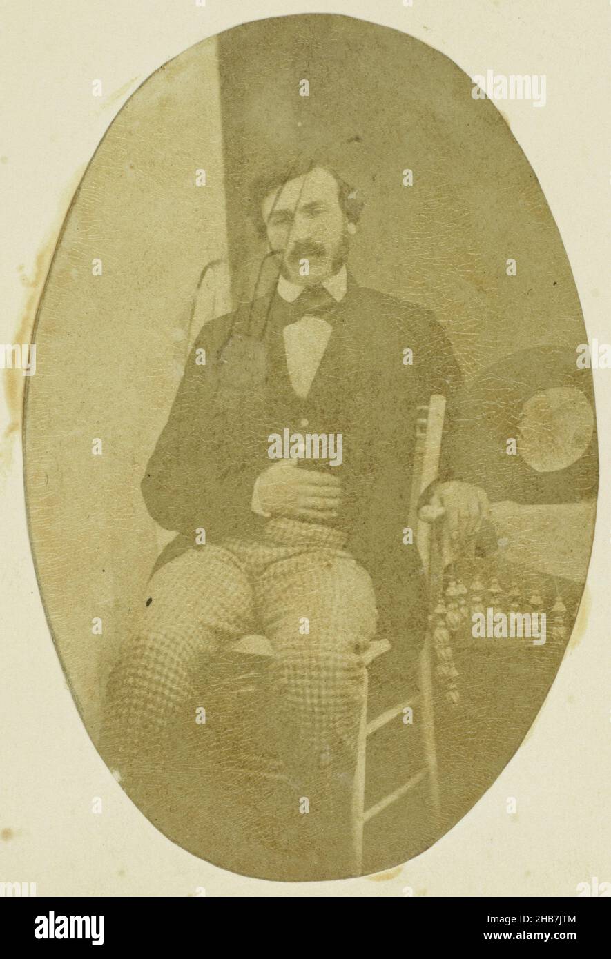 Portrait of a young man, Eduard Isaac Asser (mentioned on object ...