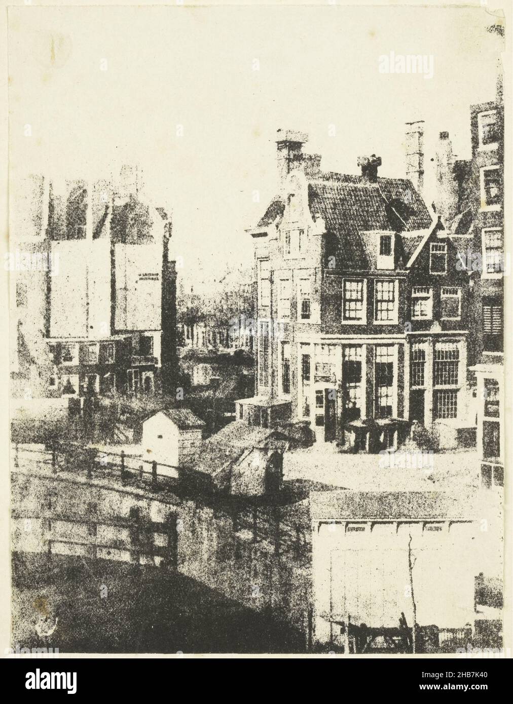 View from the photographer's house of the logement Rondeel in Amsterdam ...