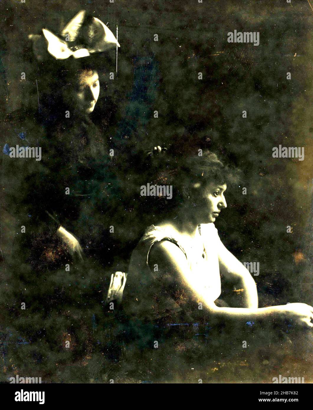 Portrait of Marie and Lisa Jordan, George Hendrik Breitner, Amsterdam ...