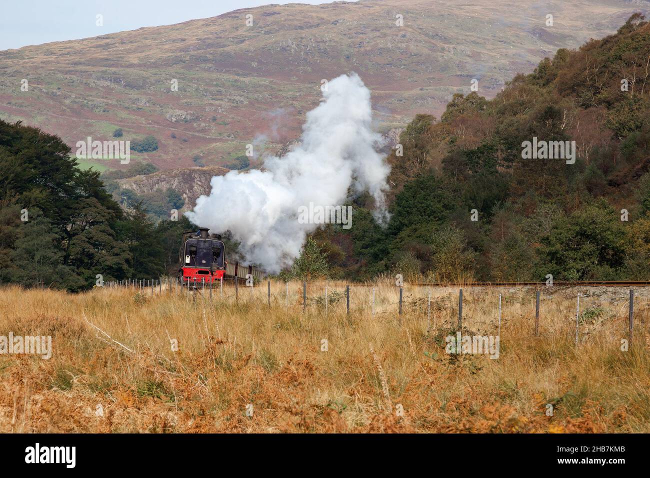 Welsh Highland Railway Stock Photo - Alamy