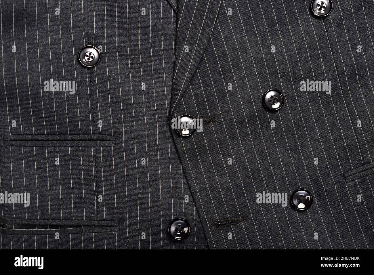 Texture of Double Breasted Pinstripe Suit Stock Photo - Alamy