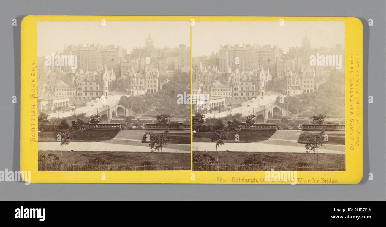 Edinburgh waverley 1880 hi-res stock photography and images - Alamy