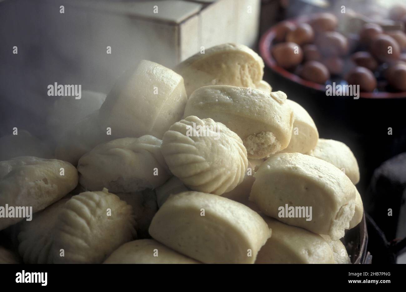 chinese Bread Mantou at a Muslim Restaurants at the Muslim Quarter in ...