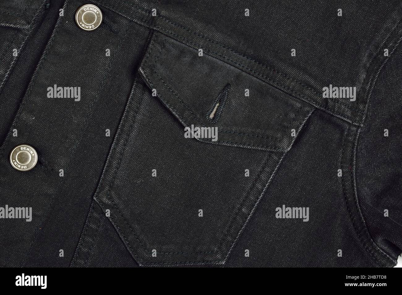 Denim jacket pocket hi-res stock photography and images - Alamy