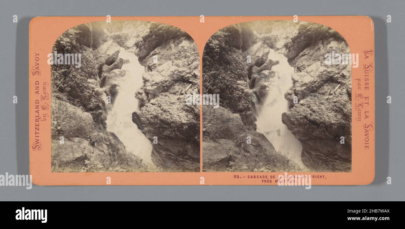 Cascade de la gorge du trient hi-res stock photography and images - Alamy