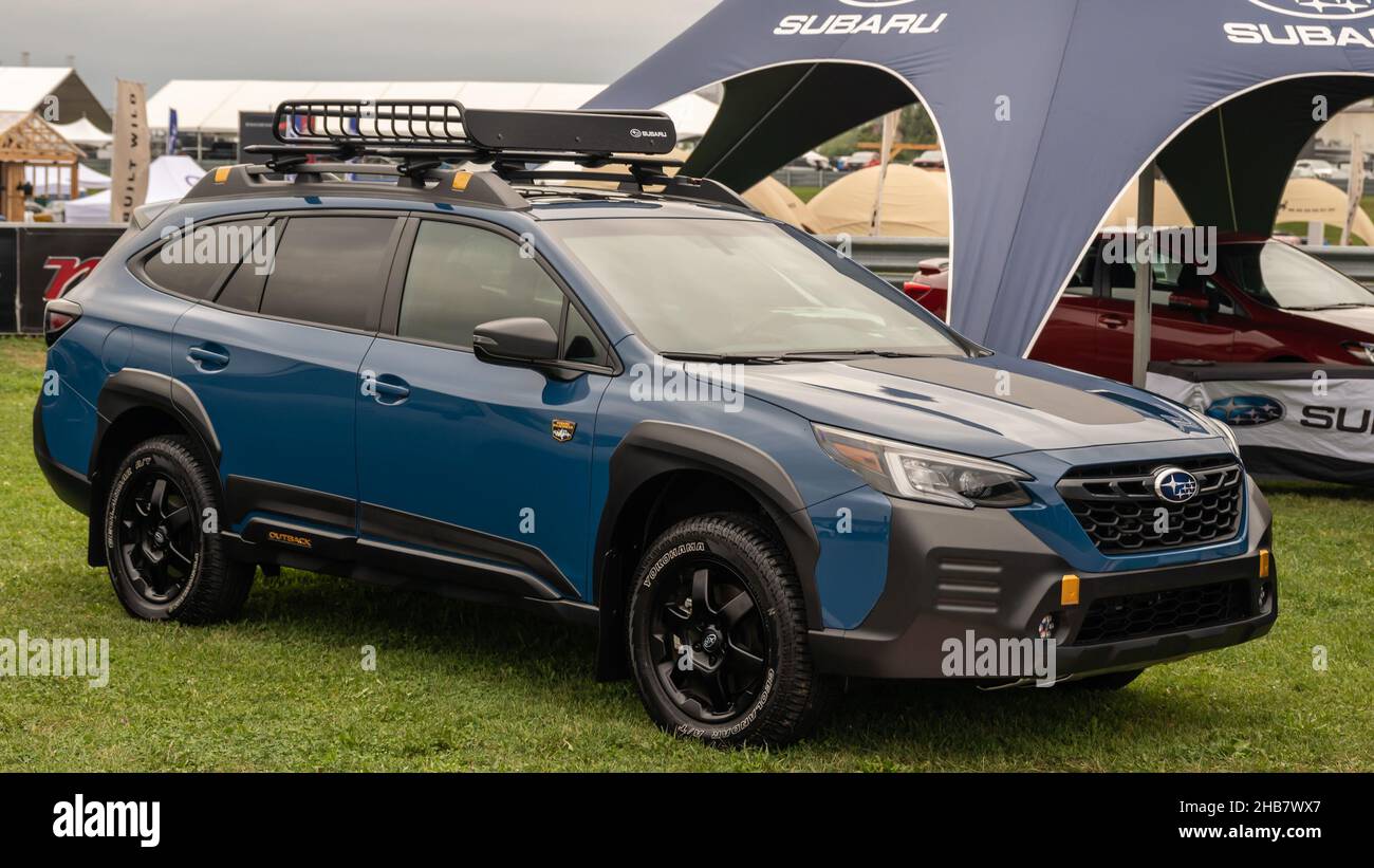 Subaru Outbacks In The Desert